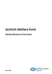 Scottish Welfare Fund: family reunion crisis grant guidance - gov.scot