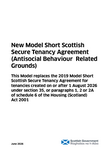 New Model Short Scottish Secure Tenancy Agreement (Anti-social ...