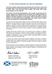 Severe weather: fair work charter - gov.scot