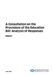 Education Bill: consultation analysis - gov.scot