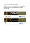 Animal health: biosecurity posters for event organisers - gov.scot