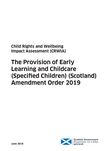 Early learning and childcare expansion: CRWIA - gov.scot