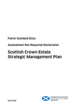 Scottish Crown Estate strategic management plan: Fairer Scotland Duty ...