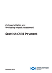Scottish Child Payment: Child Rights and Wellbeing Impact Assessment ...