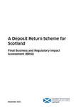 2. Purpose and Intended Effect - A Deposit Return Scheme for Scotland ...