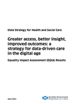 Health and social care: data strategy - equality impact assessment ...