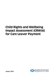 Care Leaver Payment (Scotland) Regulations 2026: child rights and ...