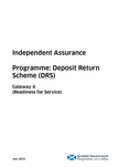 Deposit return scheme: gateway review report - March 2023 - gov.scot