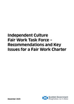 Independent Culture Fair Work Task Force – Recommendations and Key ...