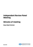 Social care - Independent Review Panel minutes: January 2023 - easy ...