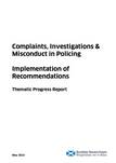 Complaints, investigations and misconduct in policing: implementation ...