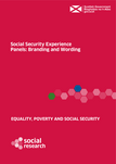 Experience Panels - branding of Social Security Scotland: visual ...