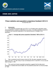 Prison statistics and population projections Scotland: 2013-14 - gov.scot
