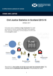13. Civil courts and procedures in Scotland - Civil justice statistics ...