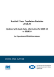 Scottish Prison Population Statistics: Legal Status, 2019-20 - gov.scot