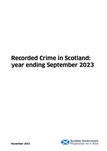 Recorded Crime in Scotland: year ending September 2023 - gov.scot