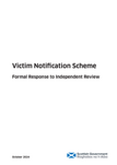 Victim Notification Scheme - Independent Review: SG response - gov.scot