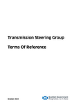 Transmission Steering Group: terms of reference - gov.scot